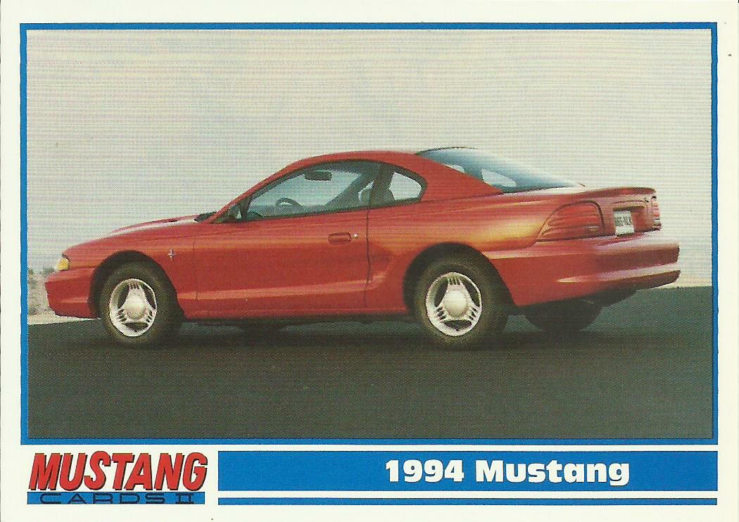 1994 Mustang card #209 - from 1994 "Mustang Cards II" 30 Years set | eBay