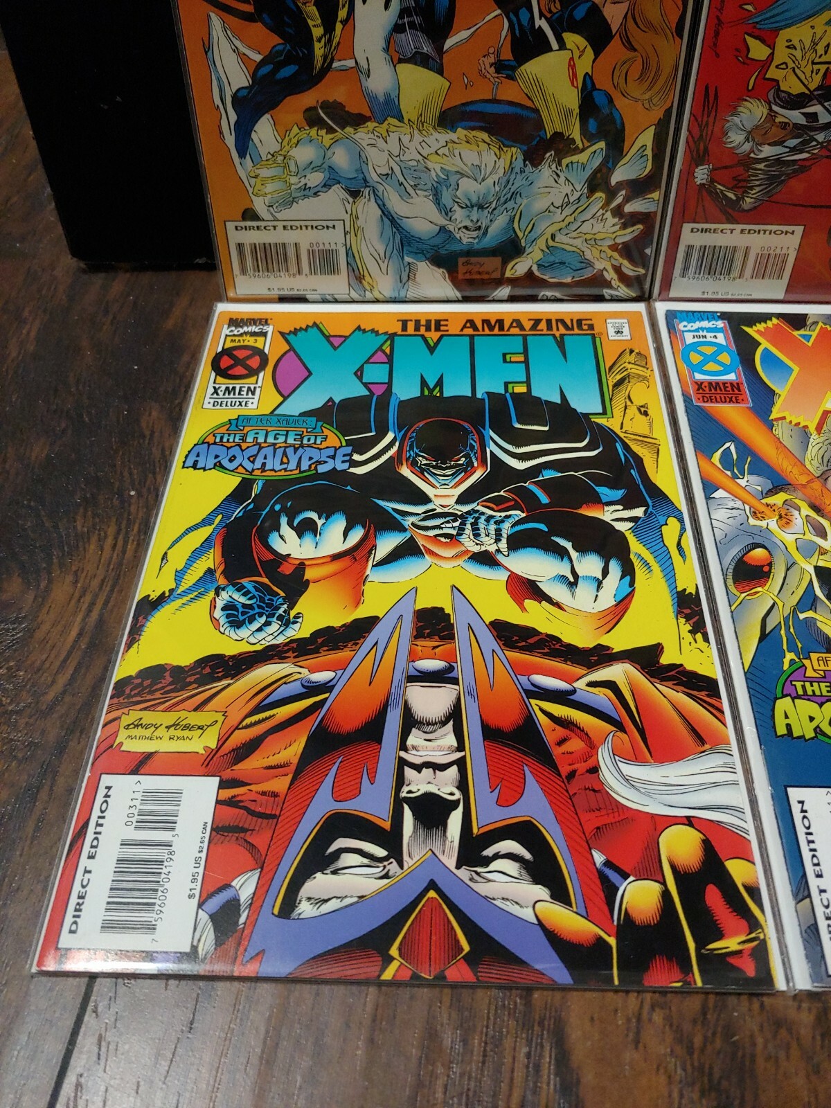 The Amazing X-men 1995 Set 1-4 Andy Kubert Age of Apocalypse! Marvel ...