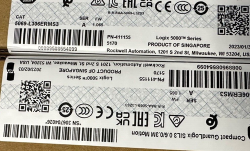 5069-L306ERMS3 / A SIL3 SafetyPLC 2-AXIS MOTION Spot Goods Expedited ...