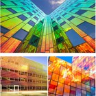 Decorative Window Film Glass Film Rainbow Effect Door Window Film Color ...