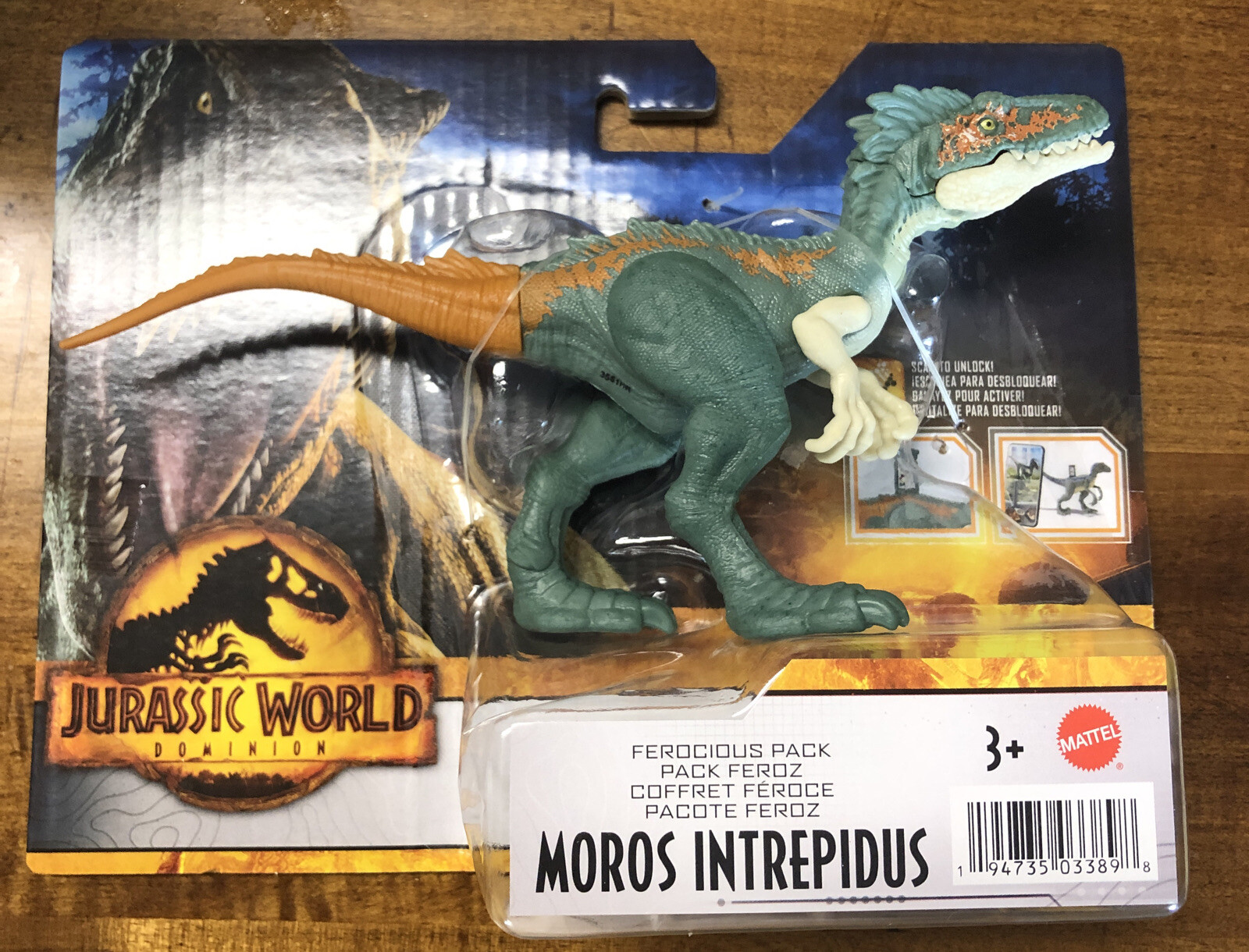 JURASSIC WORLD DOMINION Moros Intrepidus Dinosaur Ferocious Pack | eBay