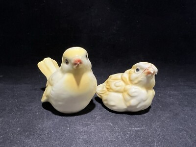 Vintage Set of 2 Goebel Ceramic Yellow Birds & Yellow Chick CV73, West ...