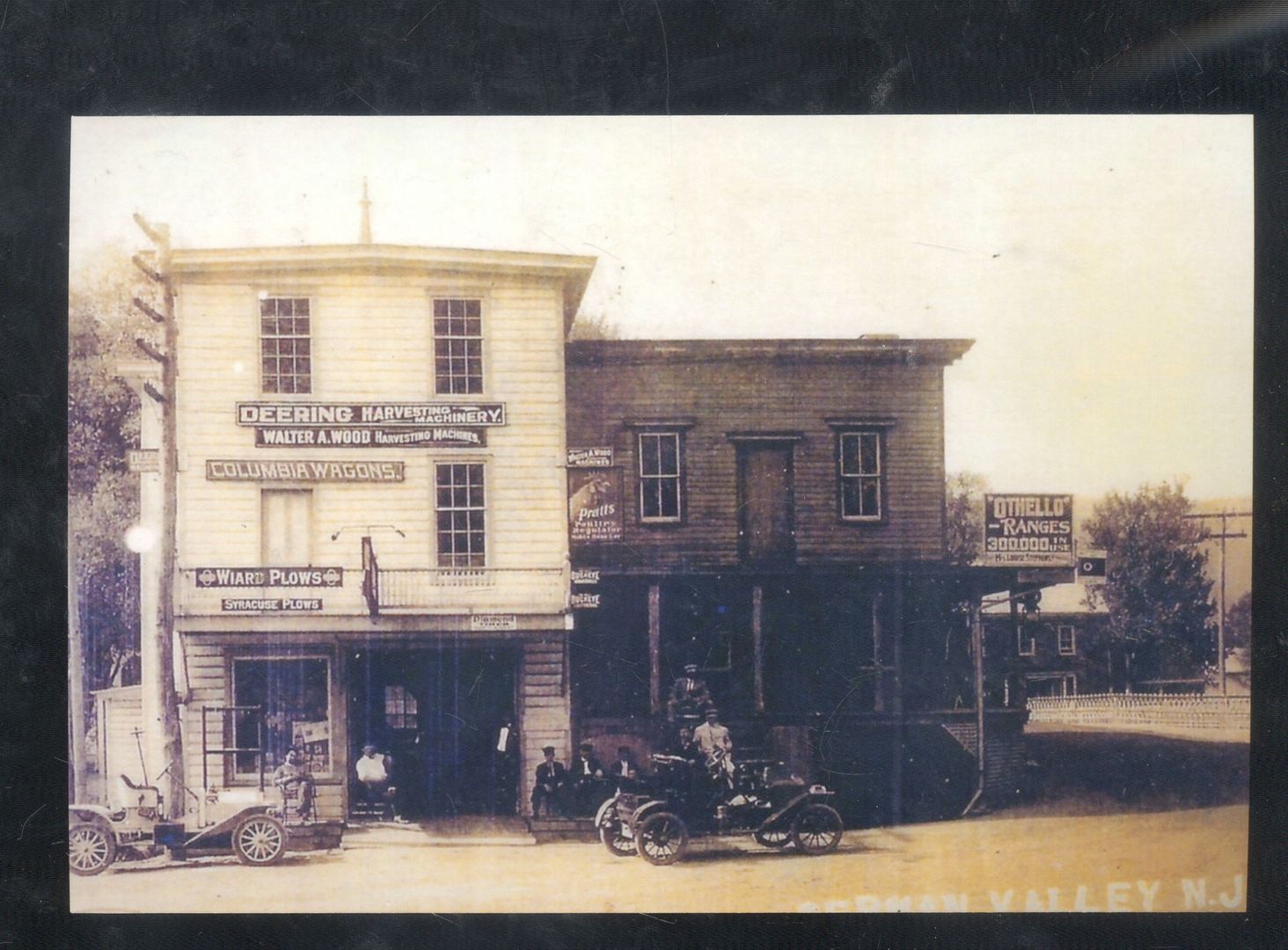 REAL PHOTO GERMAN VALLEY NEW JERSEY NJ DOWNTOWN STORES POSTCARD COPY | eBay