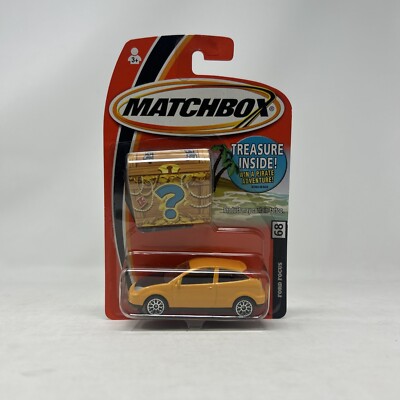 Matchbox Ford Focus (2005) Mattel Yellow Die-Cast Toy Car #68 w ...