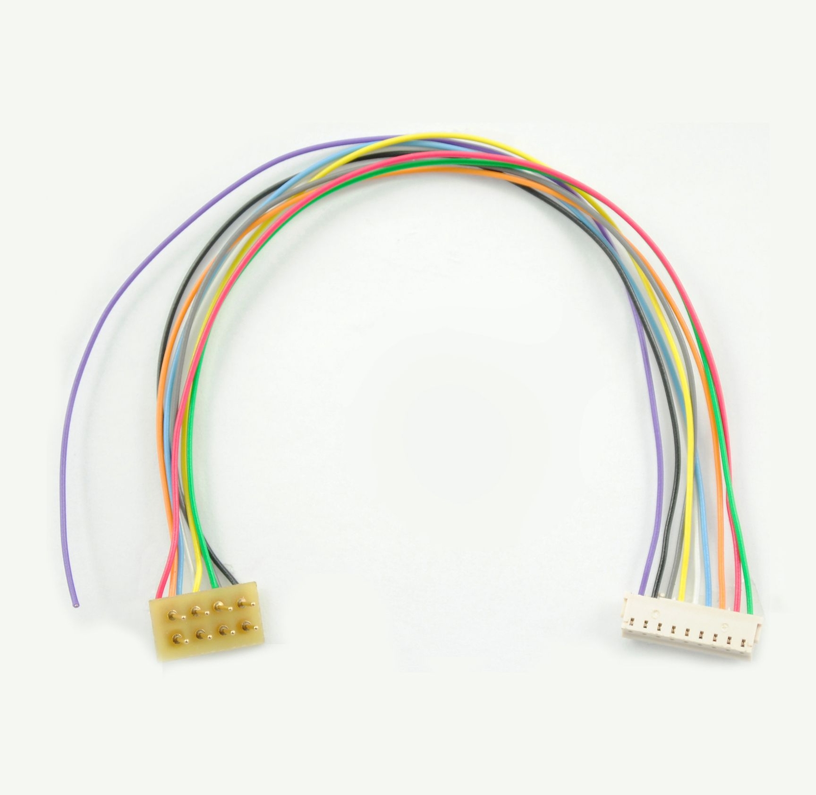 TCS DCC Decoder Harness T-5in NMRA 8-Pin Plug, 5in 12.7cm Wires T ...