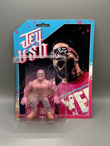 Custom WWF Hasbro Style Jey Uso on card WWE, Pink Resin Variant, Wcw ...