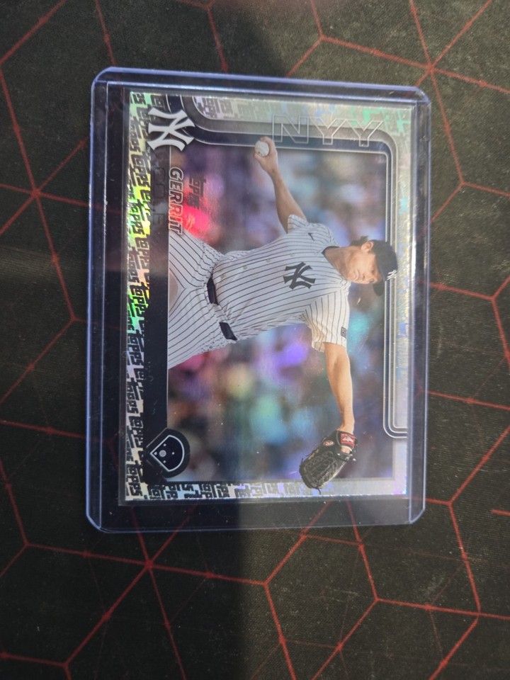 2025 Topps Series 1 Gerrit Cole Topps Foil Fanatics Exclusive #187 SP ...