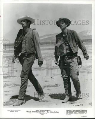 1959 Press Photo Tom Tryon stars on "Texas John Slaughter," TV series. | eBay