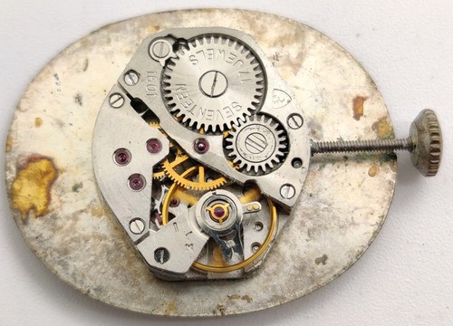 Vintage Zaria Cal. 1601 High Grade 17 Jewel watch movement Running | eBay