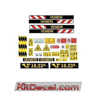 Stickers Kit Stickers Decals Venieri VF 10.23B Graphic Complete ...