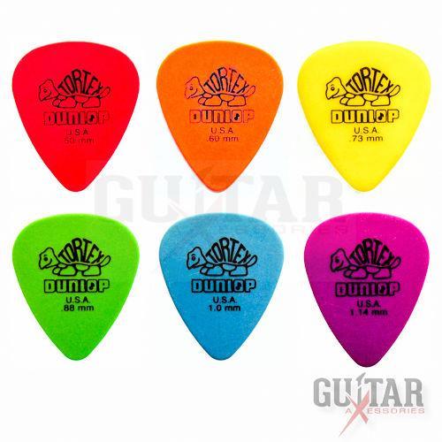 12 Dunlop Tortex Picks Standard Genuine Guitar Picks 418R Choose Your ...