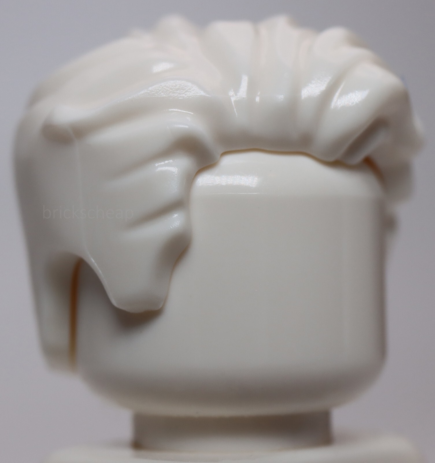 Lego White Minifig Hair Swept Left Tousled with Slight Widow's Peak | eBay