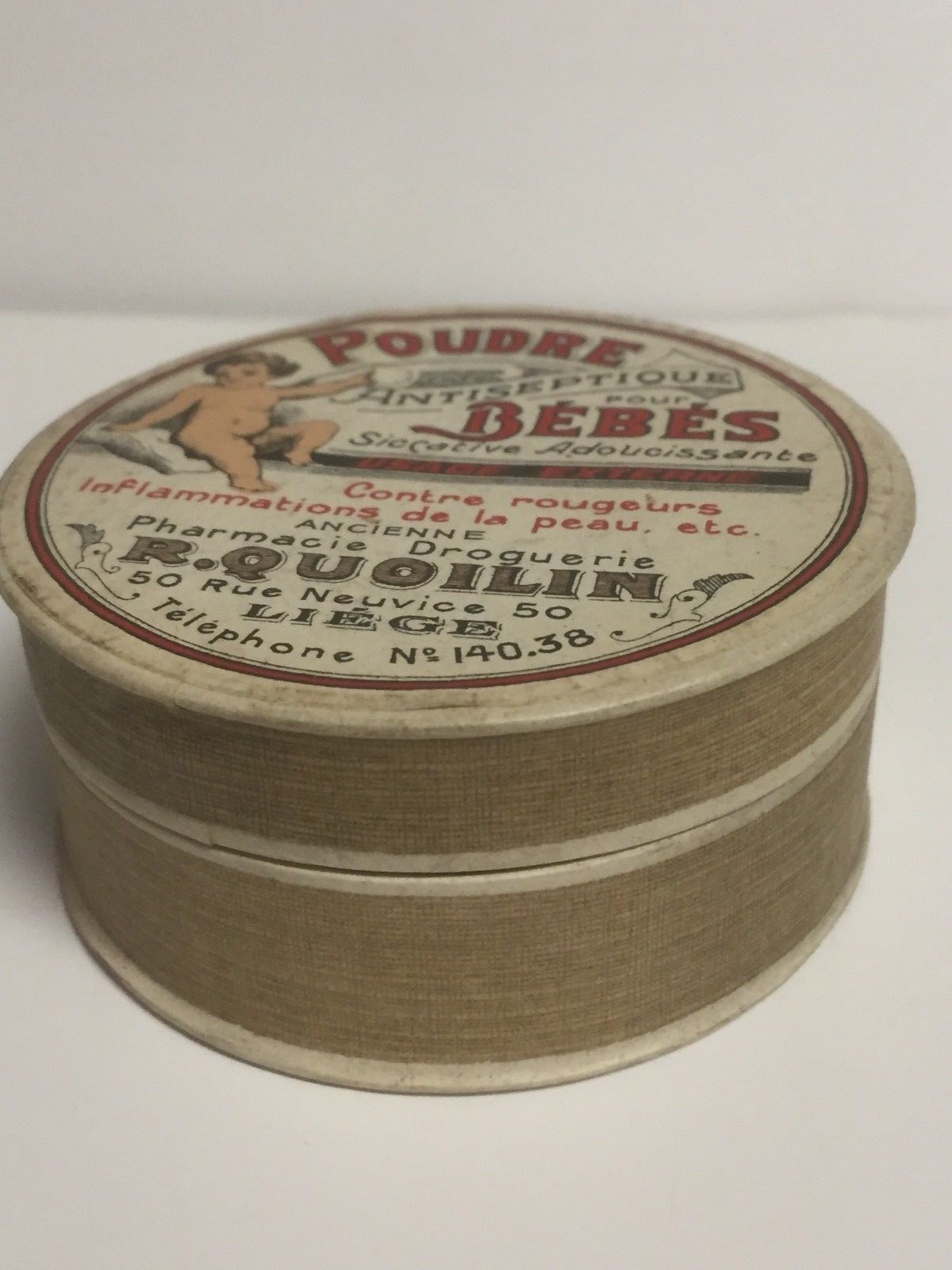French Baby Powder Box ~ Antiseptique Poudre pour Bebes- Liege, Belgium ...