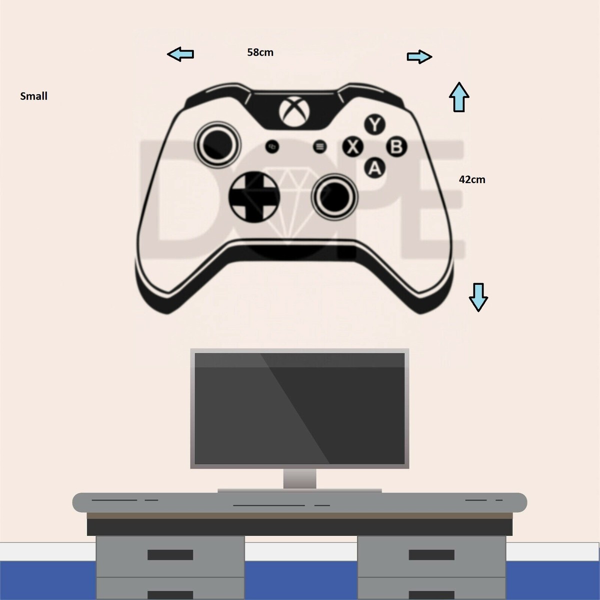 Xbox One Controller Vector A Black And White Game Controller With A