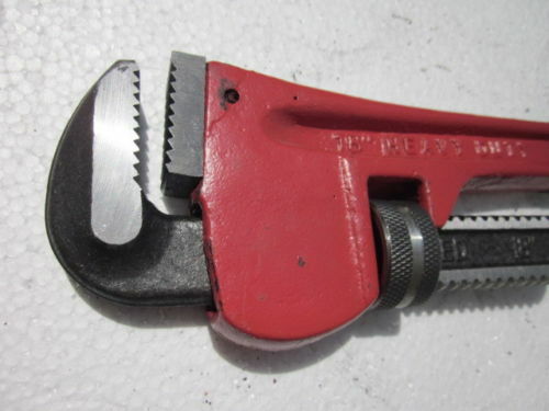 14" Heavy Duty Straight Adjustable Plumbing Pipe Stilson Monkey Wrench ...