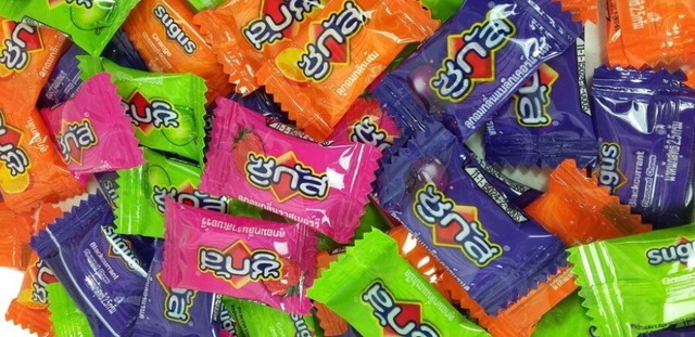 Sugus Assorted Fruit Flavors Chewy Soft Candy Gummy Sweets Children ...