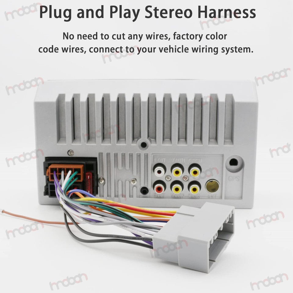 ISO To Chrysler Jeep Cherokee Dodge Car Radio Stereo Power Harness ...