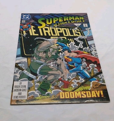 Action Comics #684, DC Comics 1992 Superman vs Doomsday 1st Print ...