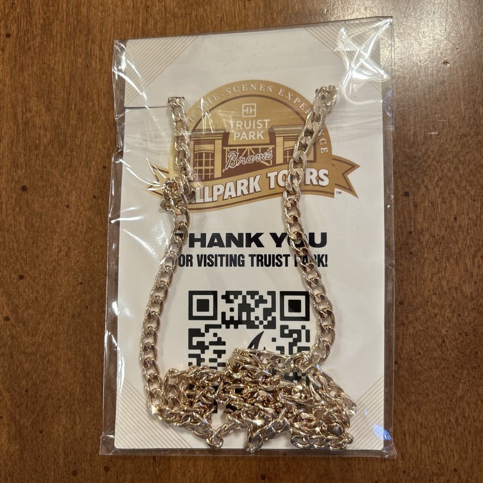 Hank Aaron 44 Chain Atlanta Braves Truist Ballpark Tour Chain Series ...