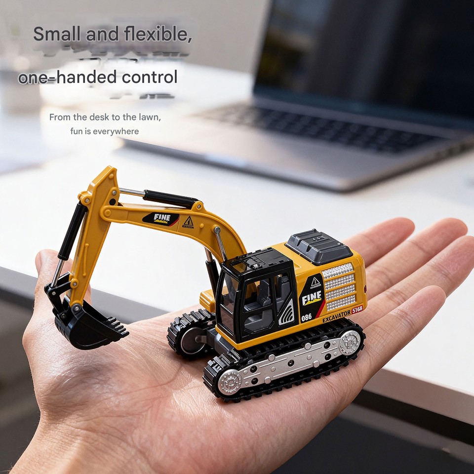 1:64 Scale Remote Control Mini Excavator - Full-Scale Model Engineeap ...
