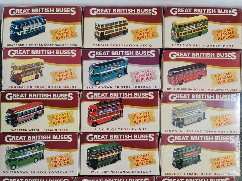 Great British Buses Models Collection - Total Of 18 Models | eBay UK