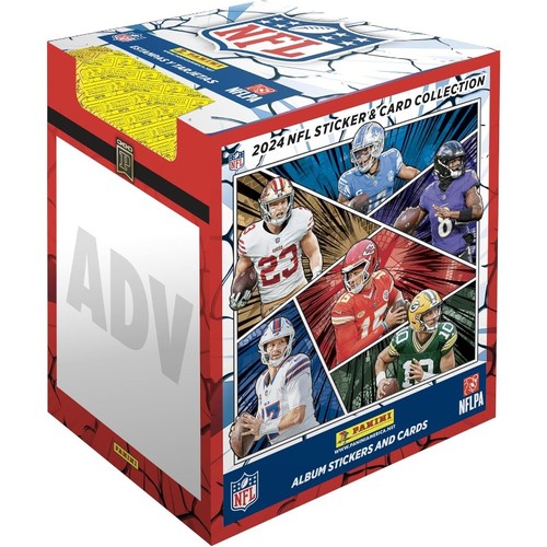 2024-25 NFL Sticker Collection Box (50 Packs, 250 Stickers) | eBay