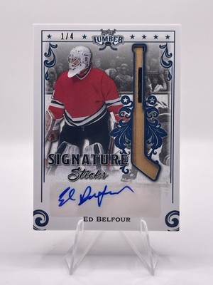 2021-22 Leaf Lumber - Signature Goalie Sticks Ed Belfour #SGS-EB1 1/4 ...