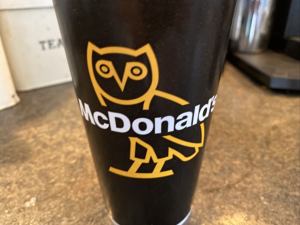 OVO Cup x McDonalds Limited Edition x2 Drake Meal After Hours Canada ...