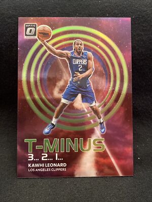 2022-23 Donruss Optic T-Minus Lime Green Prizm Kawhi Leonard 12 ...