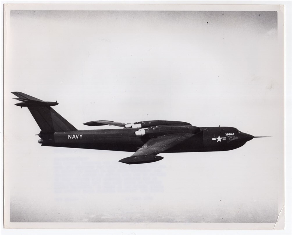 1955 US Navy Martin XP6M-1 Seamaster Flying Boat Maiden Flight 8x10 ...