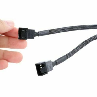 4 Pin PWM Y Splitter Dual Adapter Computer PC Case Cooling Fan Adapter ...