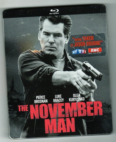 BLU RAY ¤ THE NOVEMBER MAN ¤ PIERCE BROSNAN ¤ STEEL BOX ¤ ENVOI SUIVI ...