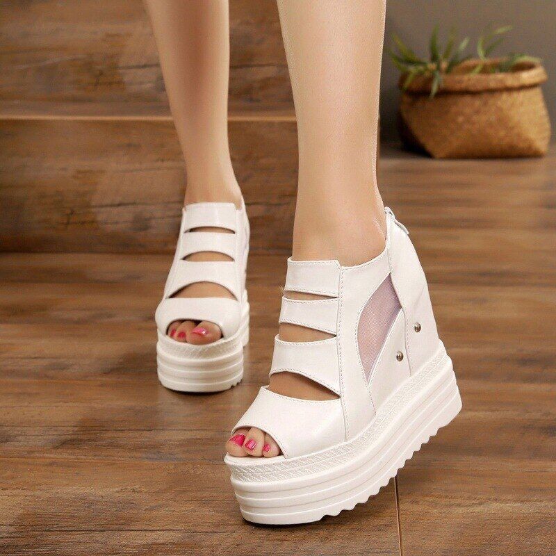Women's Summer High Heels Platform Comfortable Sandals Wedges Pumps ...