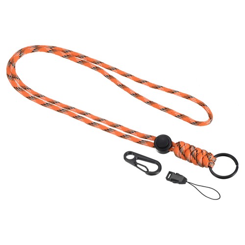 20" Paracord Lanyard Neck Keyring Cord Strap Badge Holder Camouflage ...