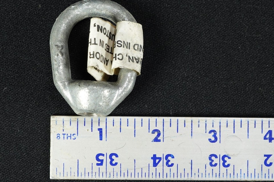 Lot Of 10 Galvanized Steel Eye Nuts 2 1/8" Long Kulkoni Inc. Lifting | eBay