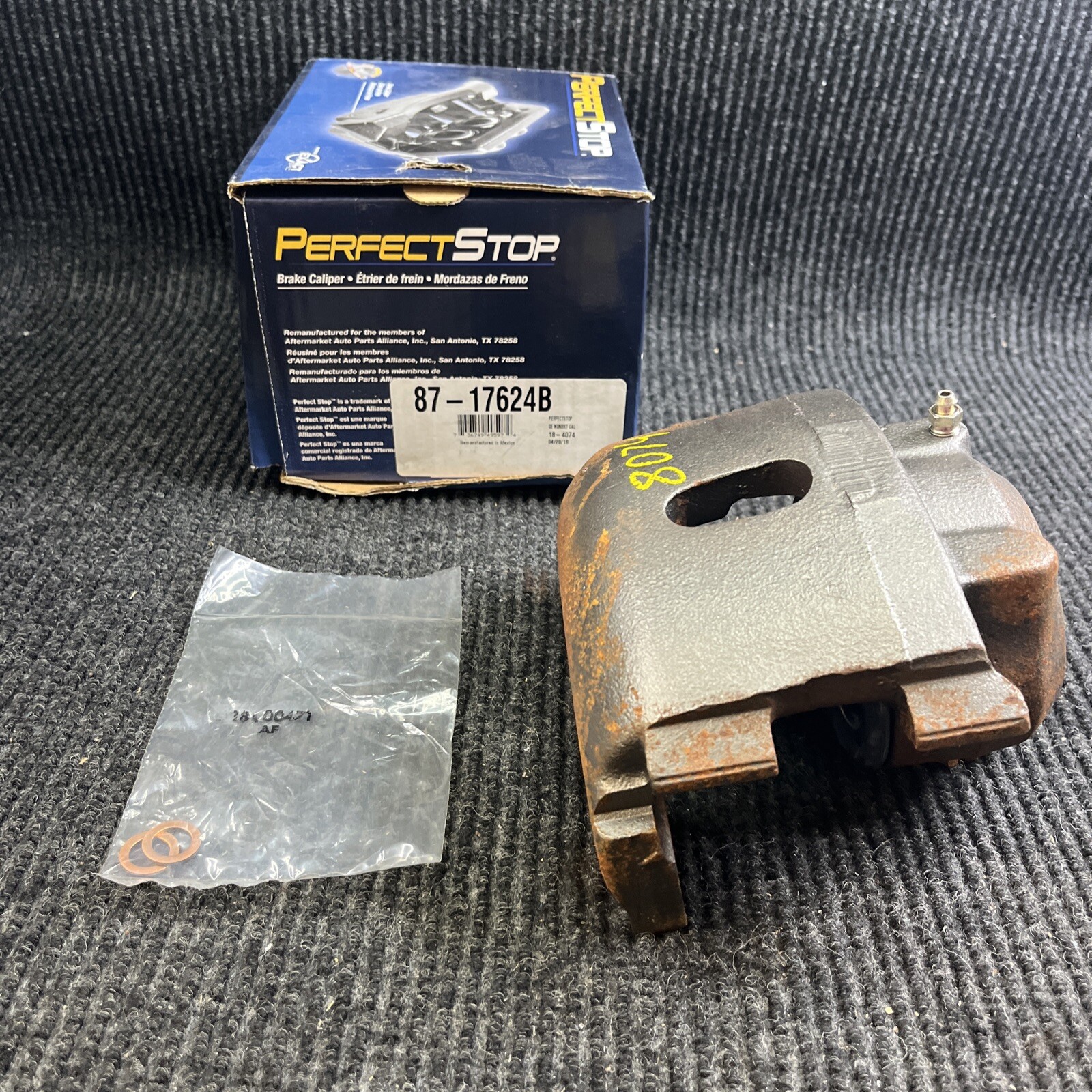 Frt Left Rebuilt Brake Caliper w/Hwd Perfect Stop by BBB Industries 87 ...