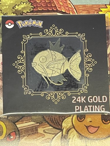 24k Gold Plated Pokémon Magikarp Sticker Pack Fresh | eBay