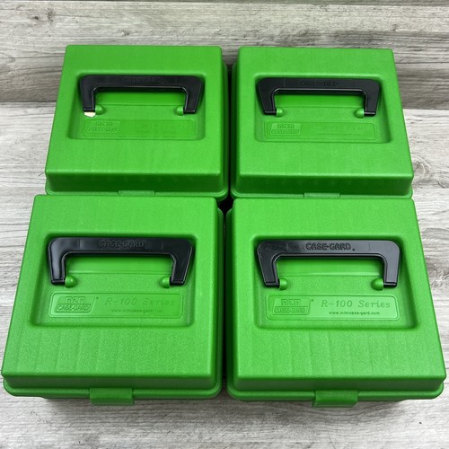 4 MTM Case-Gard Deluxe Series Small Rifle Ammo Box 100 Round Green R ...