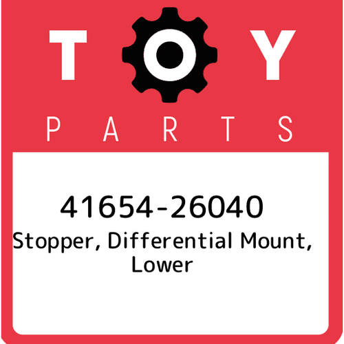 41654-26040 Toyota Stopper, differential mount, lower 4165426040, New ...