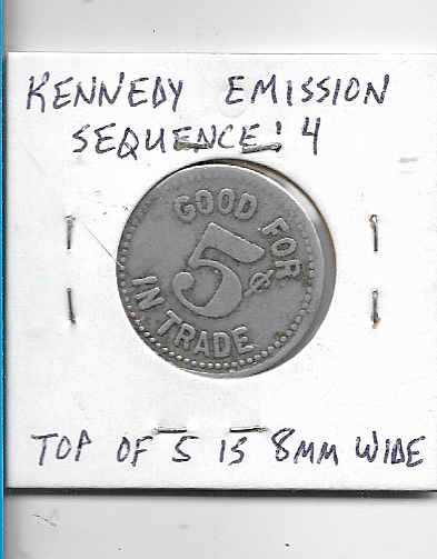 Logansport, Indiana Trade Token HARRY BROOKS 5¢ | eBay