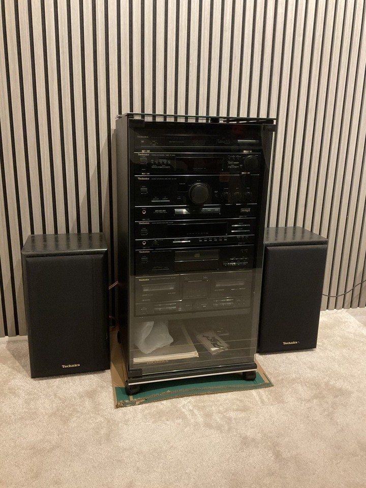 Technics SU-X102 Hi-Fi Stack System With Speakers and cabinet | eBay UK