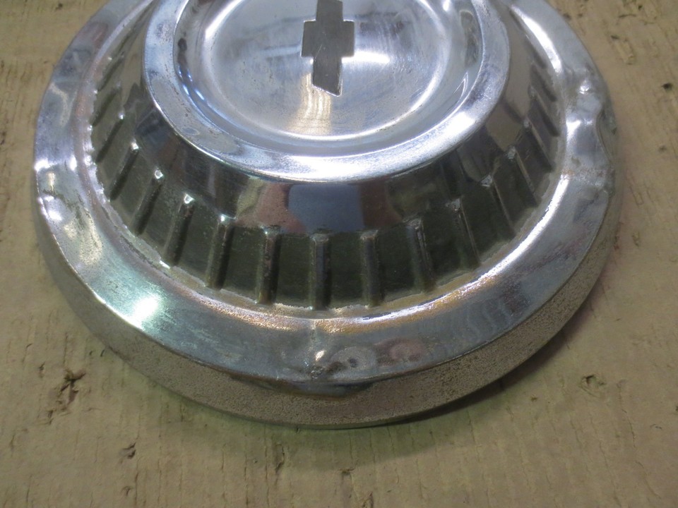 1964 64 65 Chevrolet Hubcap Rim Center Hub Cap Cover POVERTY DOG DISH ...