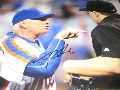 NEW YORK METS MANAGER TERRY COLLINS AUTOGRAPHED 8X10 PHOTO COA | eBay