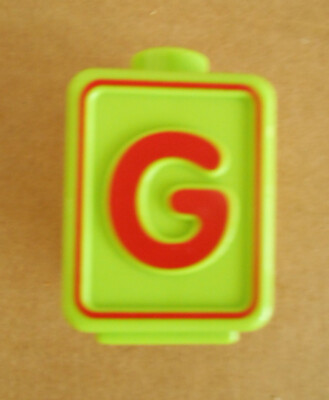 Vtech Alphabet Letters Activity Cube Replacement Doubled Sided G/T ...