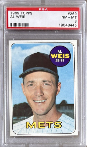 1969 TOPPS #269 AL WEIS PSA 8 NM-MT METS | eBay