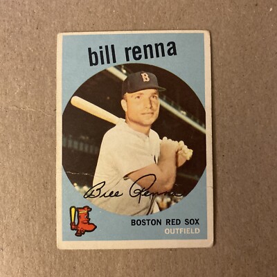 1959 Topps Baseball Bill Renna Boston Red Sox Card #72 | eBay