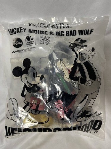DISNEY MICKEY MOUSE & BIG BAD WOLF NEIGHBORHOOD x MEDICOM TOY x VCD DS ...