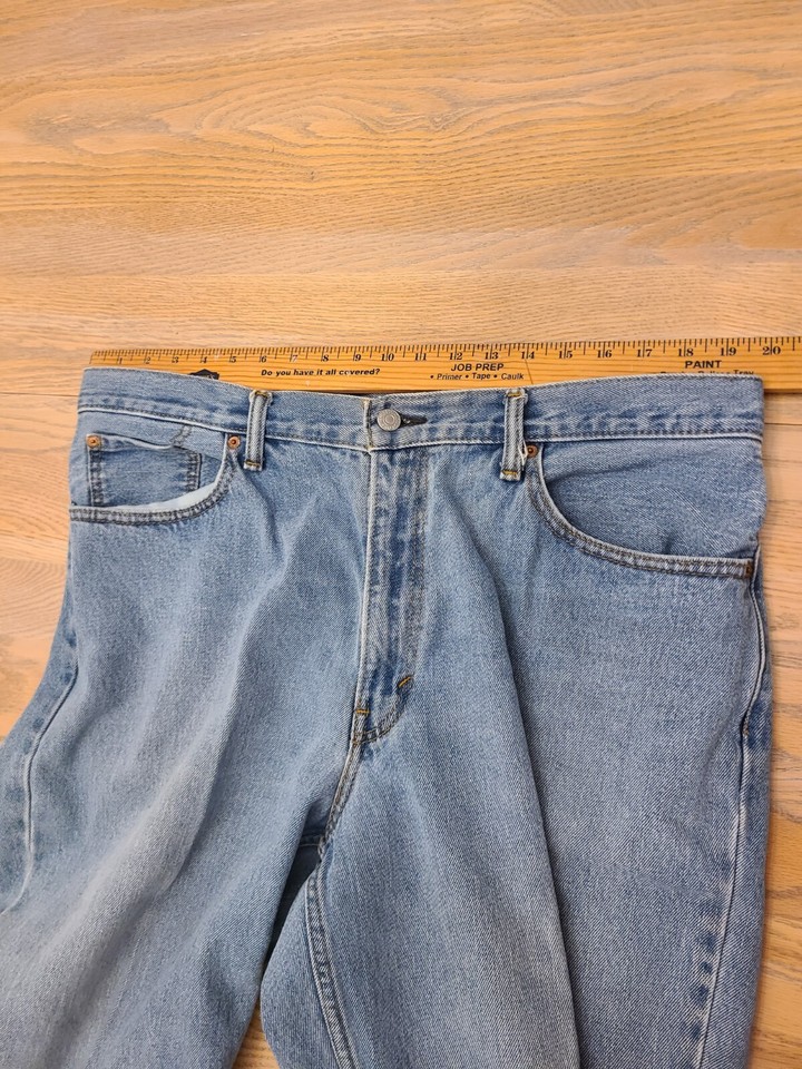 Levis 560 Jeans Mens 38x32 Blue Comfort Fit Straight Denim Pants | eBay