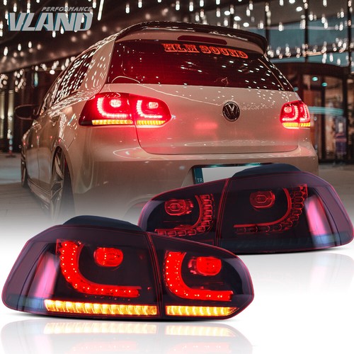 LED Taillights For 2010-2014 Volkswagen Golf6/MK6/GTI 2012-2013 VW Golf ...
