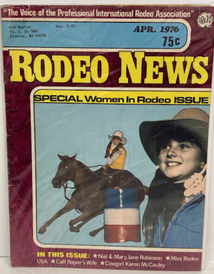 IRA Rodeo News Magazine April 1976 | eBay